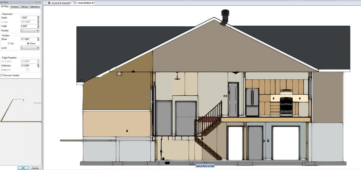 2 x 6 pt sill plate on top of steel i beam. - SoftPlan 2016 - SoftPlan Users Forum