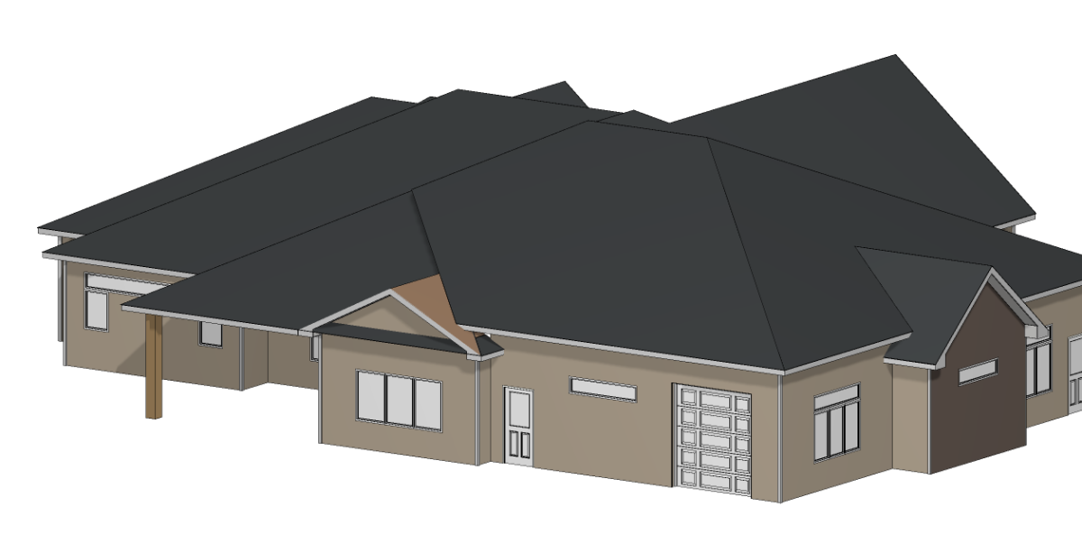 How to split a roof into gable & hip on the same roof edge? - General ...