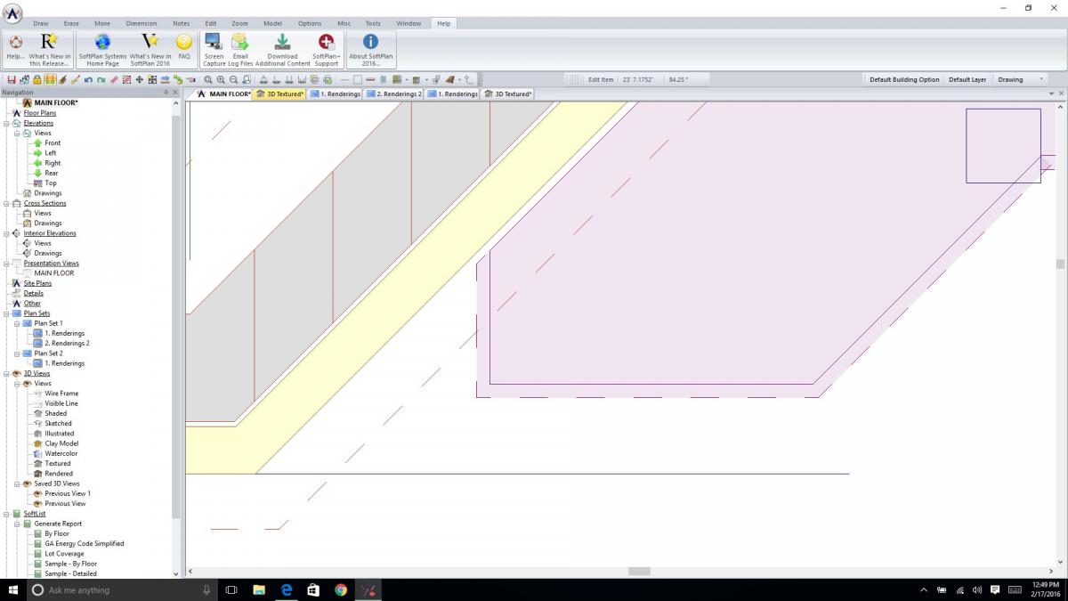 Angle Cabinet - SoftPlan 2016 - SoftPlan Users Forum