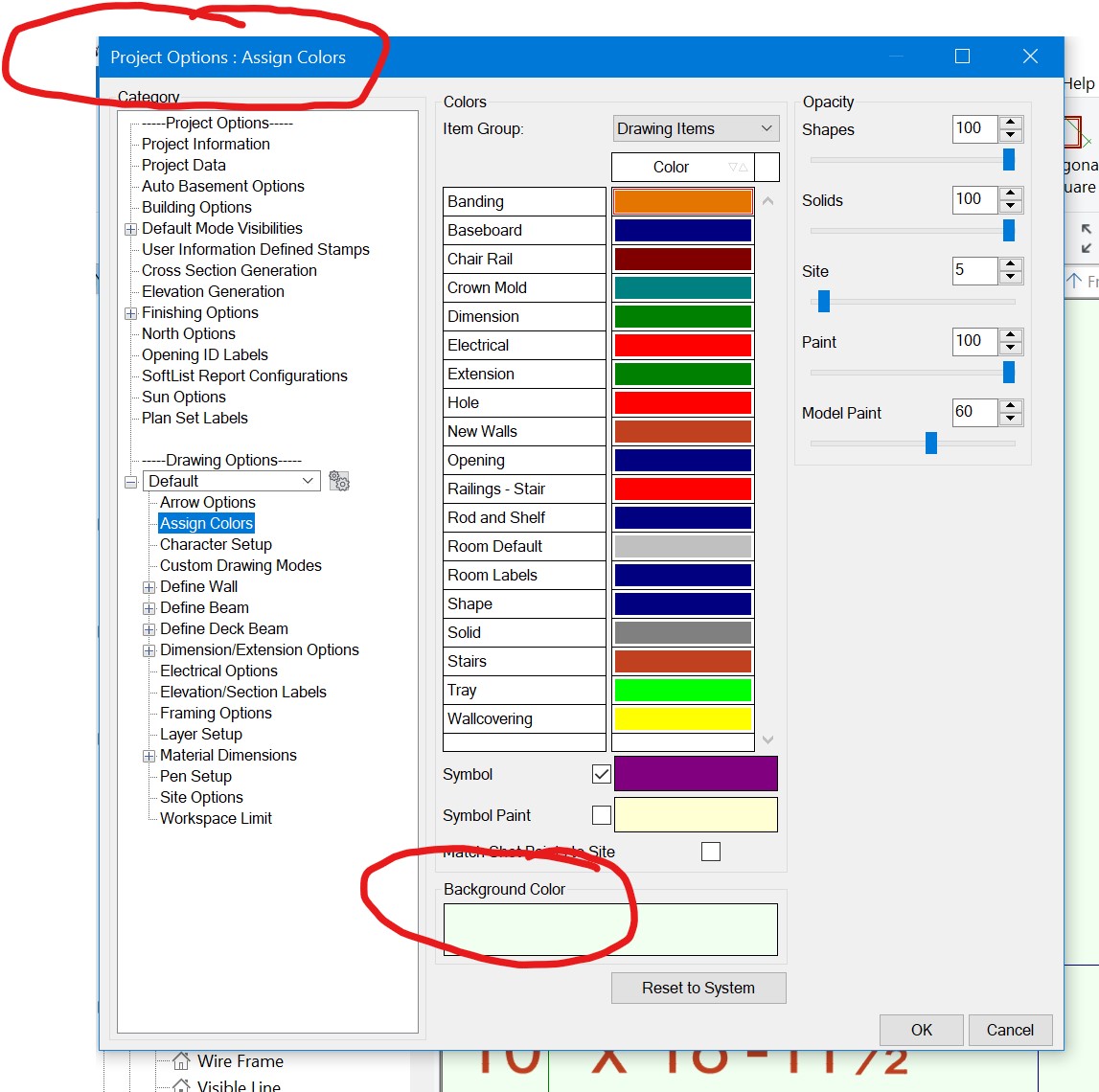 Background color - General Questions - SoftPlan Users Forum