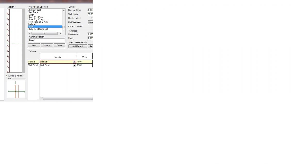 Metal Wall Detail - SoftPlan 2014 - SoftPlan Users Forum