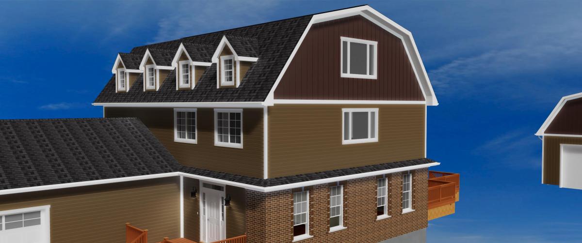 Designing: Garage w/ Gambrel Roof - adding doors and windows to second ...