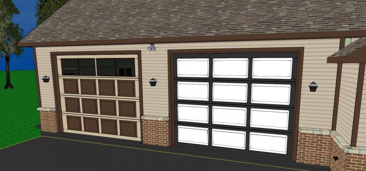 Garage door with two colors - General Questions - SoftPlan Users Forum