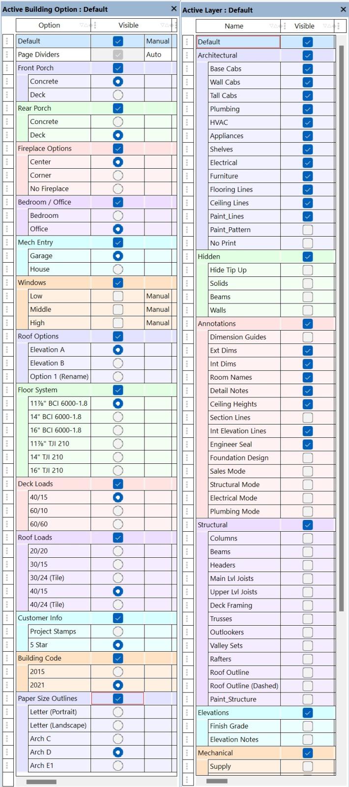 Building Options for Discussion - General Questions - SoftPlan Users Forum