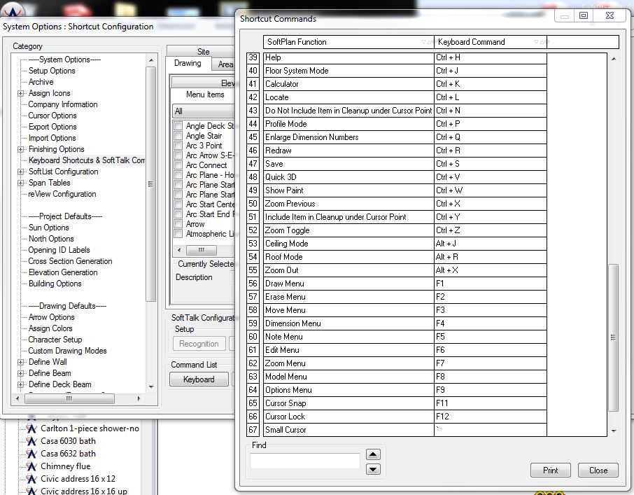 HOT KEYS - SoftPlan 2016 - SoftPlan Users Forum