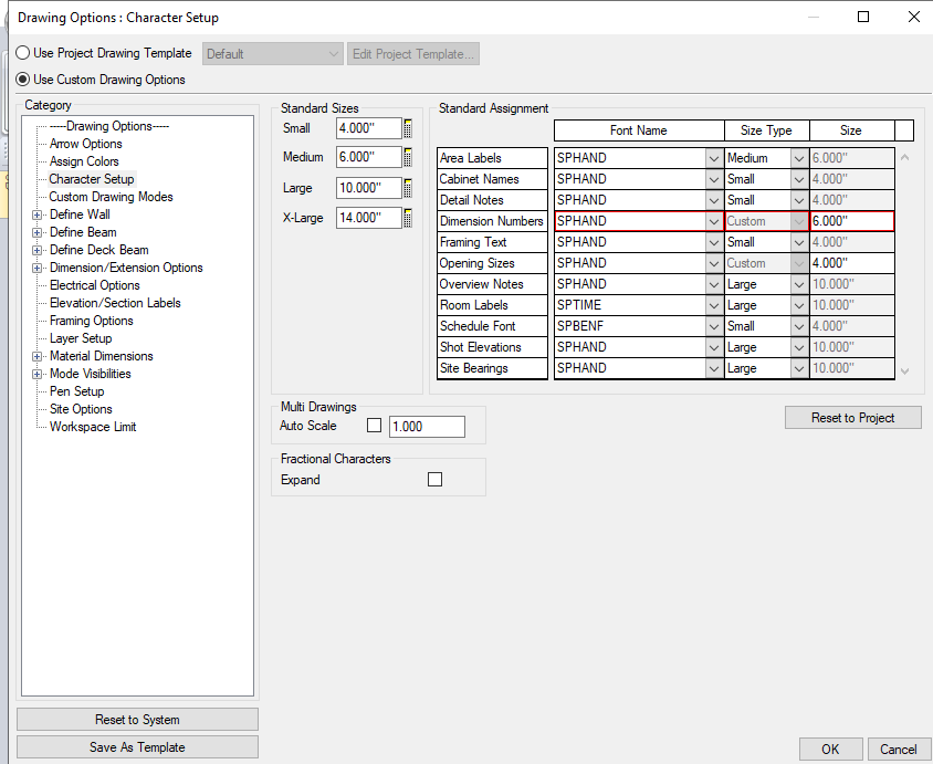 Dimension Font Size General ions SoftPlan Users Forum
