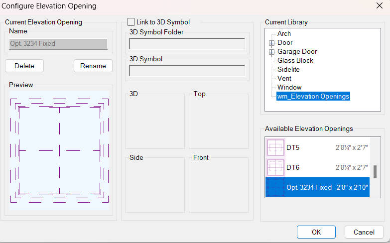 Dashed lines in window elevation - General Questions - SoftPlan Users Forum