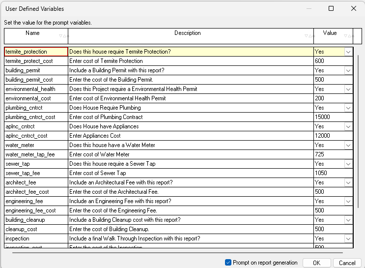 Prompt (Input Value) - SoftList - SoftPlan Users Forum Prompt (Input Value) - SoftList - SoftPlan Users Forum