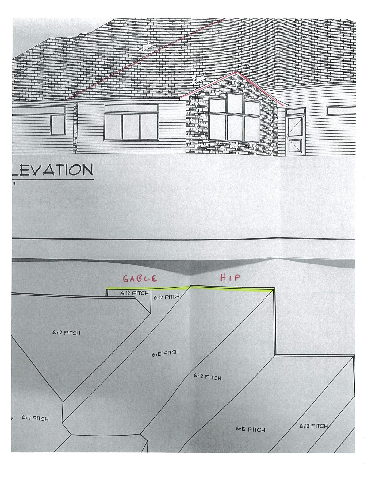 How to split a roof into gable & hip on the same roof edge? - General ...