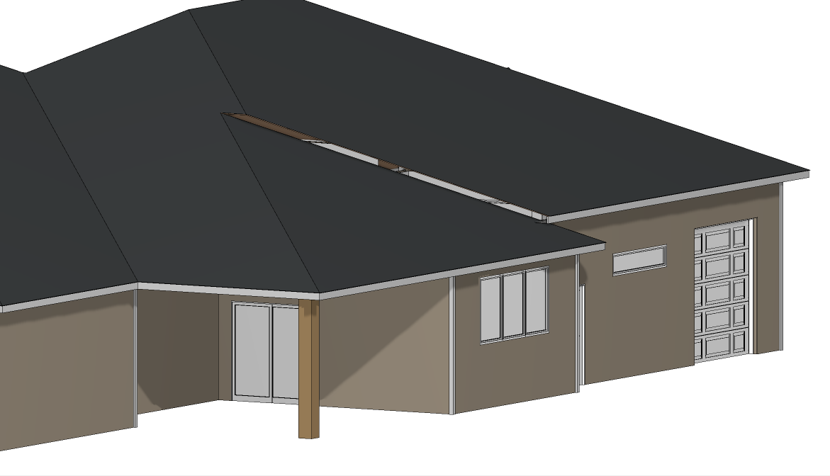 How to split a roof into gable & hip on the same roof edge? - General ...